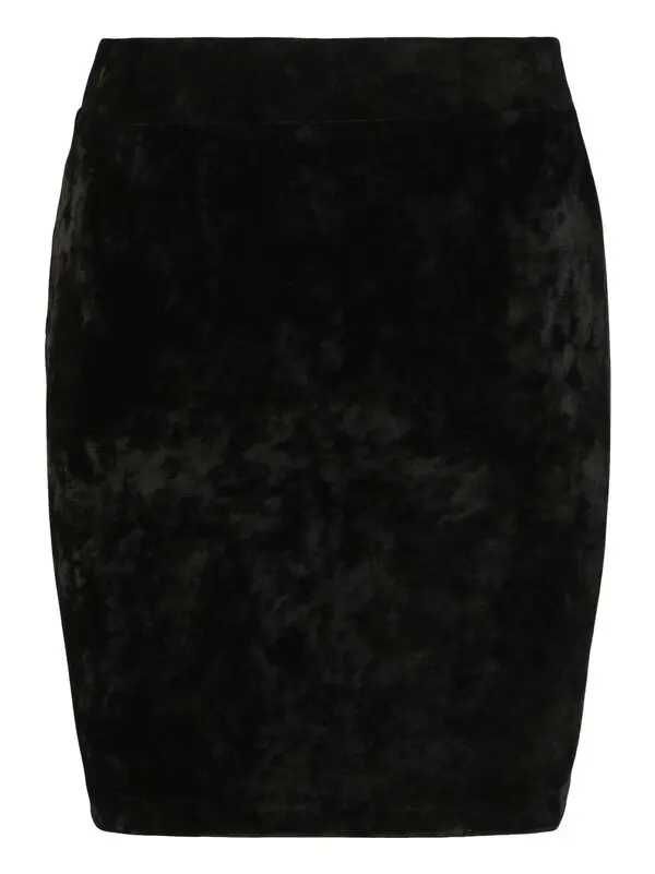 Balenciaga Velvet Mini Skirt - Black