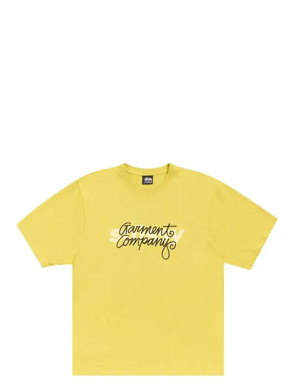 StÜssy Garment Co. Tee 'palm - Yellow