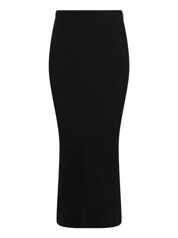 Balenciaga Midi Twisted Skirt - Black