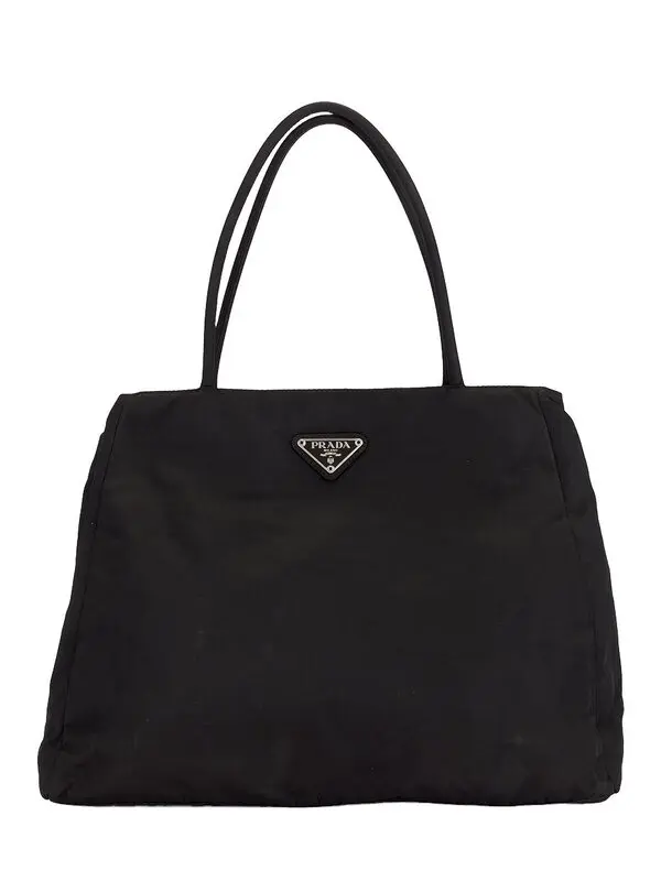 Prada Tessuto Tote Bag - Black