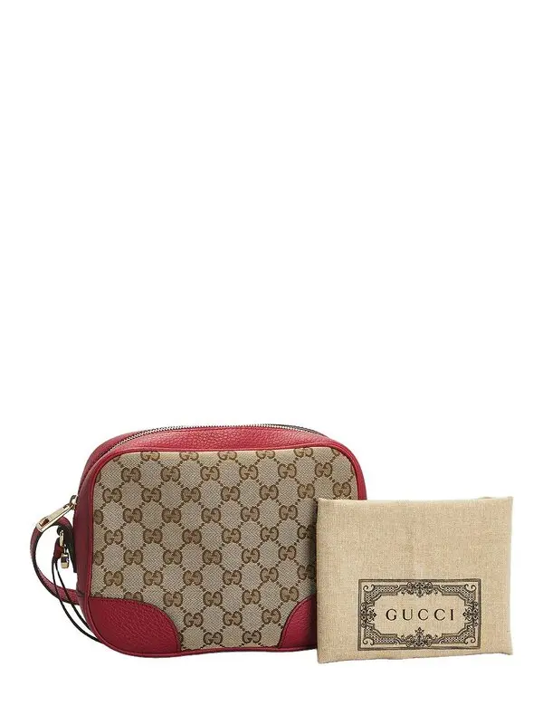FWRD RENEW Gucci Mini Bree Messenger Bag - Brown