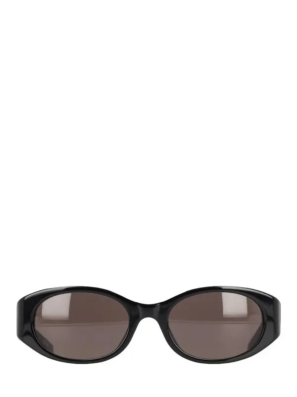 Balenciaga Occhiale Da Sole Rotondo - Black