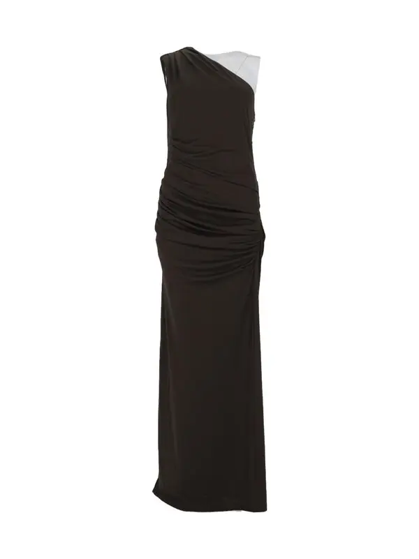 ROTATE BY BIRGER CHRISTENSEN Abito Midi Asimmetrico - Green