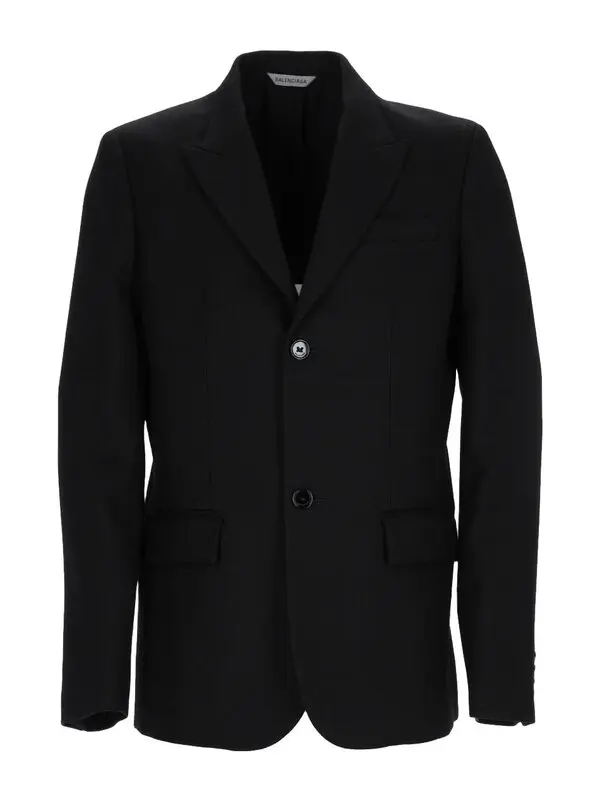 Balenciaga Giacca Sartoriale Monopetto - Black