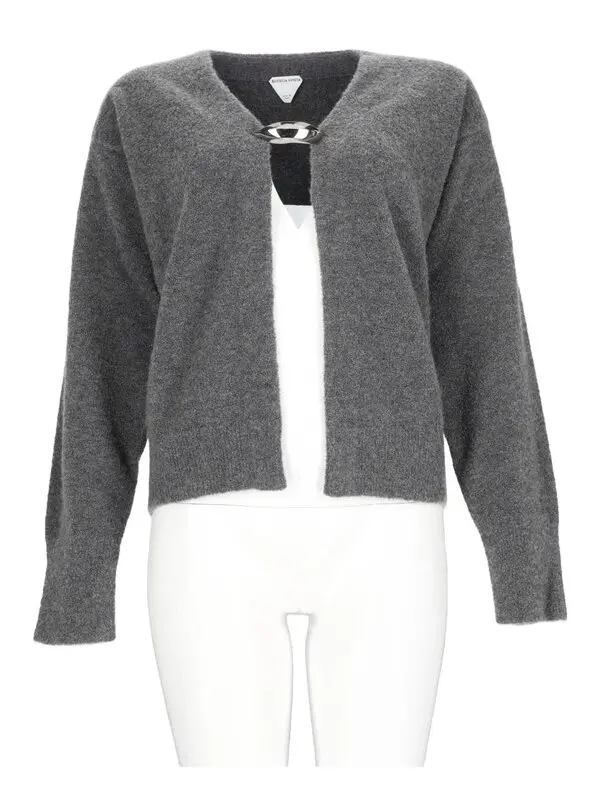 Bottega Veneta Cardigan In Cashmere - Gray