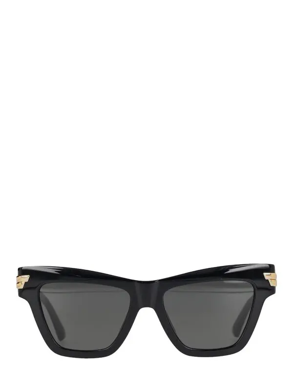Bottega Veneta Occhiale Da Sole Cat-eye Mitre - Black