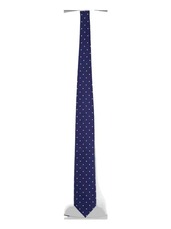 TOM FORD Cravatta In Jacquard Di Seta 8 Cm - Blue