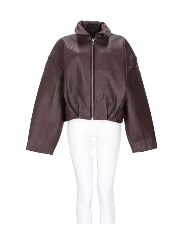 ROTATE BY BIRGER CHRISTENSEN Giacca In Pelle Rigenerata - Brown