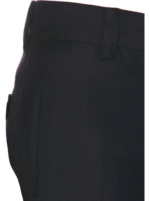 Miu Miu Lana Double Cerata Pant - Bleu
