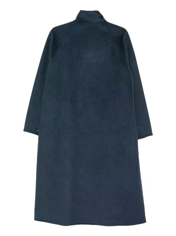 Emporio Armani Button-up Coat - Blue