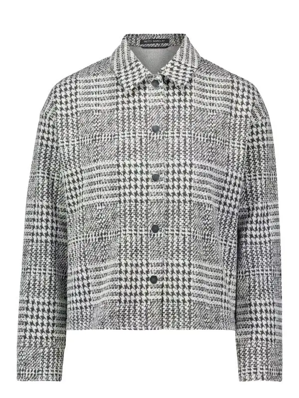 BETTY BARCLAY Prince Of Wales Check Jacket - Grey