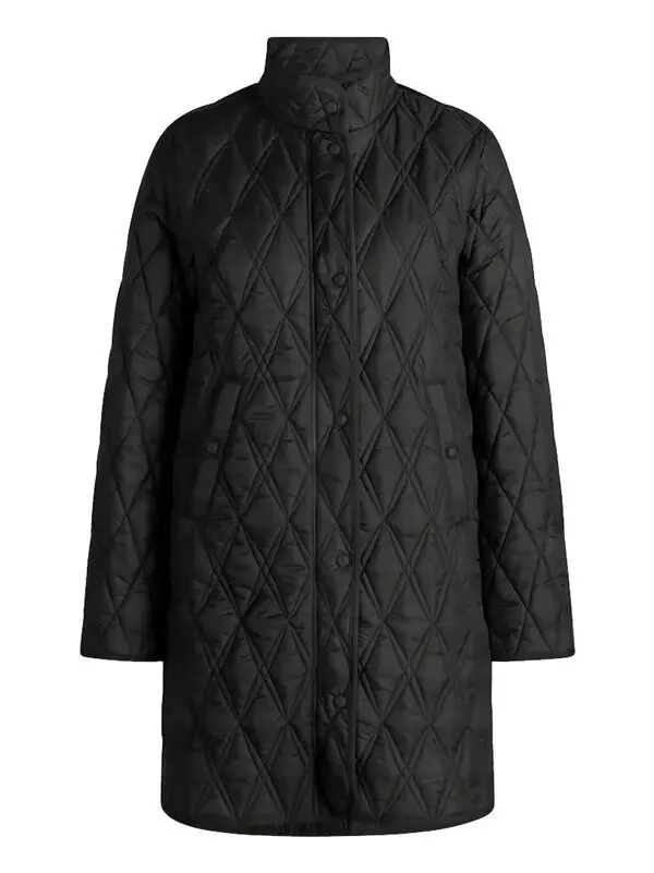 BETTY BARCLAY Quilted Coat - Black