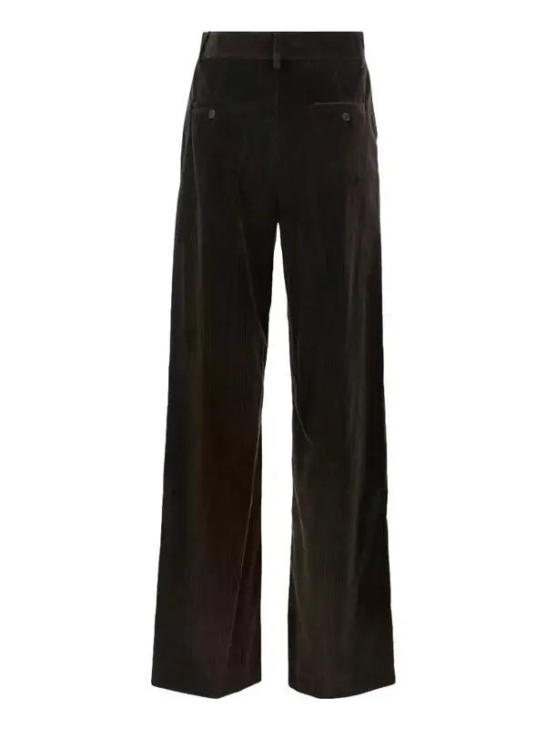 Max Mara Wide-leg Corduroy Trousers - Brown