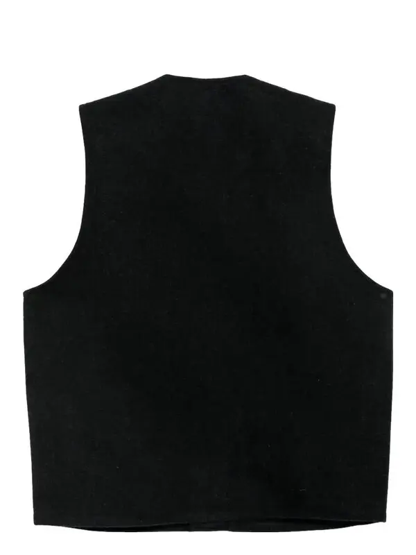 Filson Mackinaw Button-up Wool Gilet - Grey