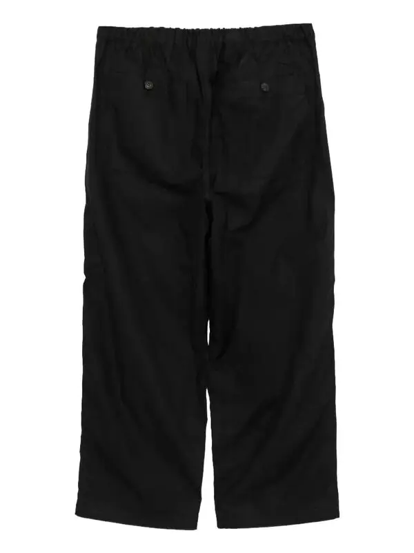 Comme Des Garçons Drawstring-waist Cargo Pants - Black