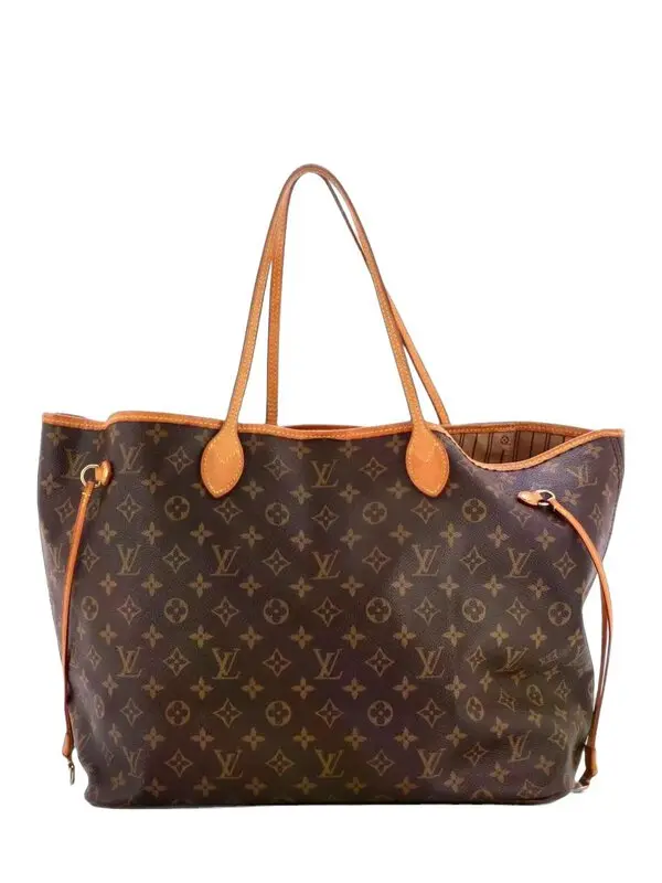 LOUIS VUITTON Neverfull Monogram Canvas Gm Tote Bag - Brown