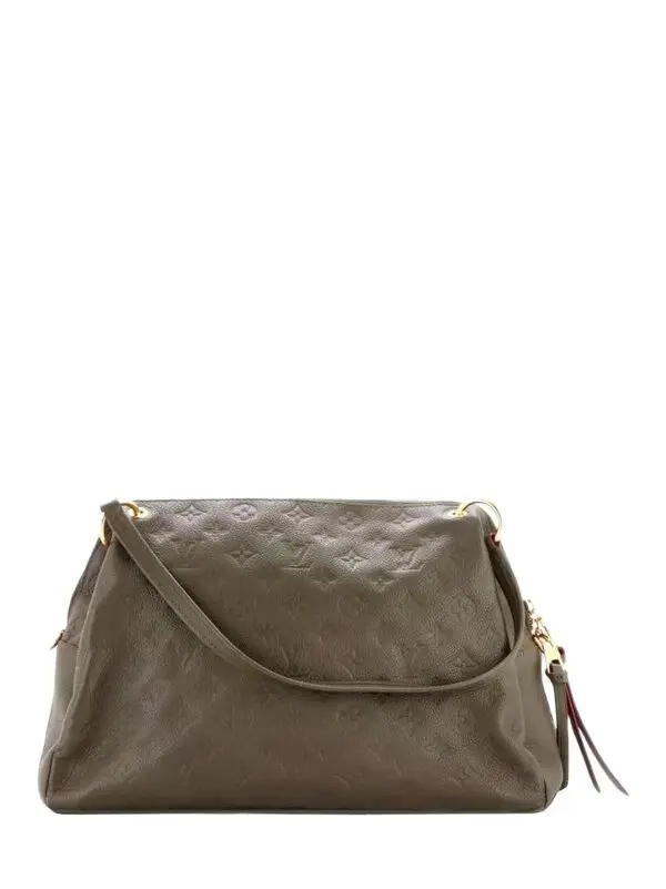 LOUIS VUITTON Ponthieu Handbag Monogram Empreinte Leather Pm Shoulder Bag - Green