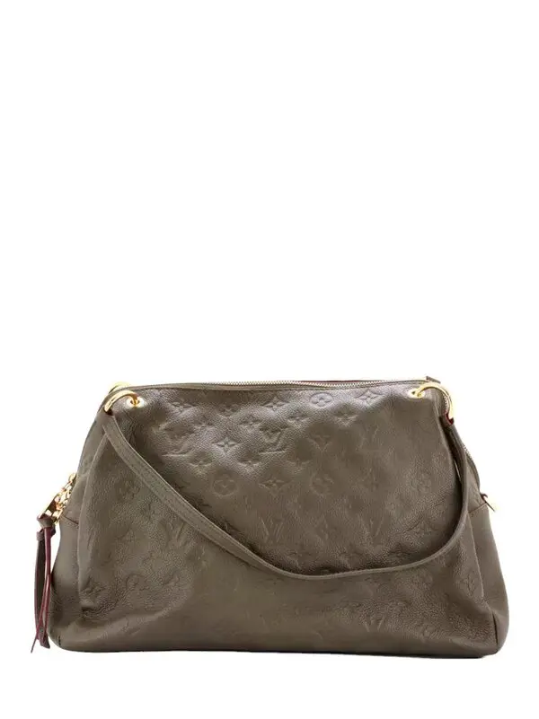 LOUIS VUITTON Ponthieu Handbag Monogram Empreinte Leather Pm Shoulder Bag - Green