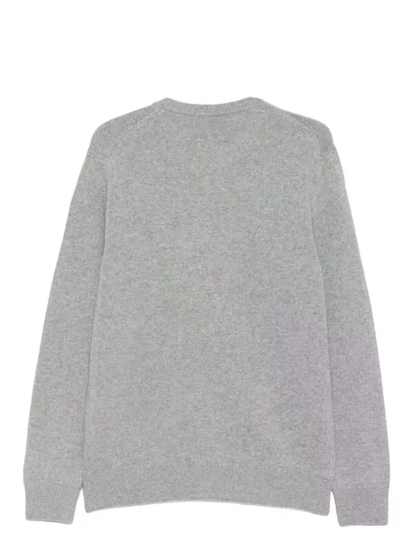 MC2 SAINT BARTH Heron Intarsia-knit Crew-neck Sweater - Grey