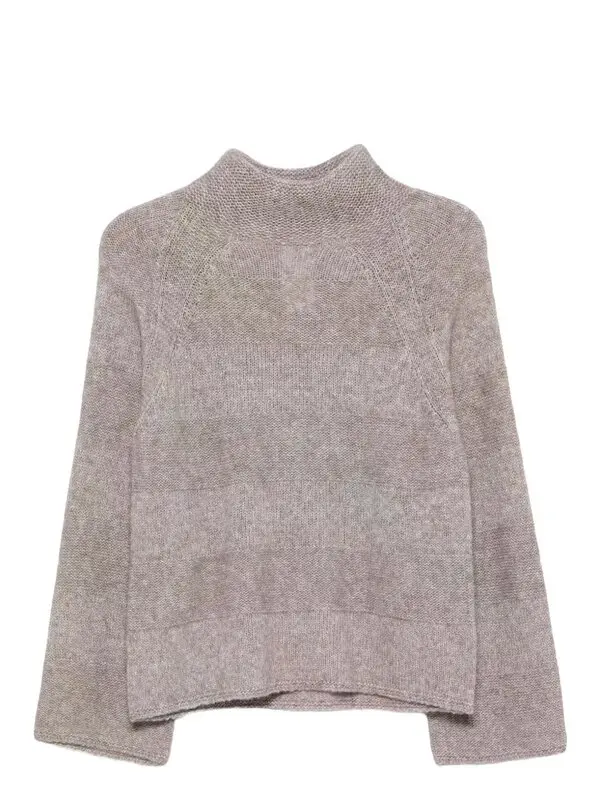 Emporio Armani Raglan-sleeve Sweater - Neutrals