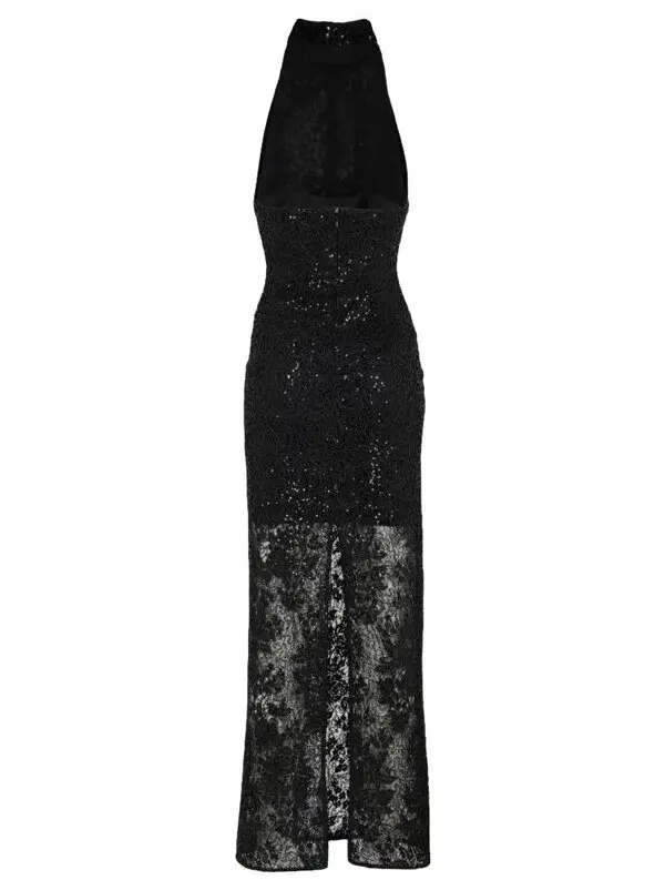 Alice + Olivia Koi Sequin-embellished Maxi Dress - Black