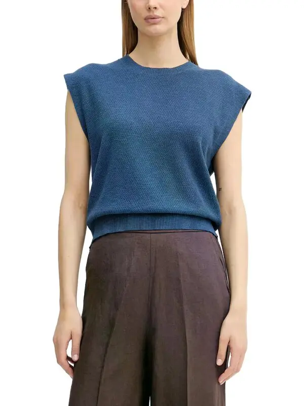 BENETTON Knitted Vest - Blue