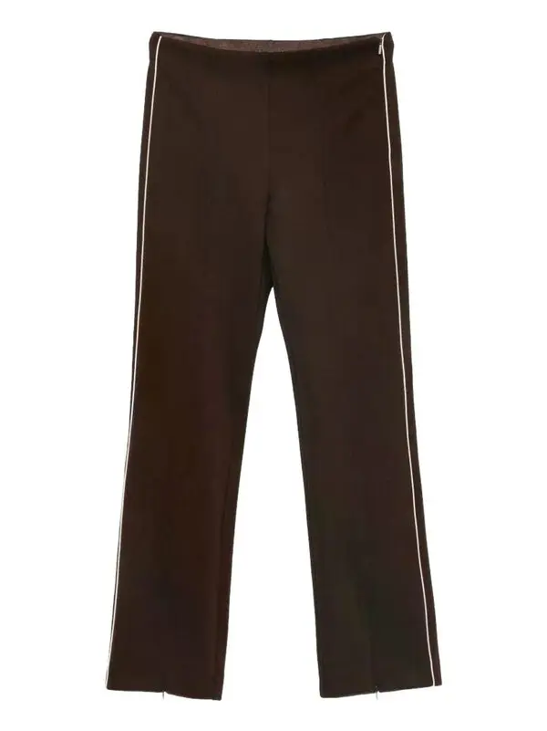 Max Mara Mmlfumetto Side-stripe Trousers - Brown