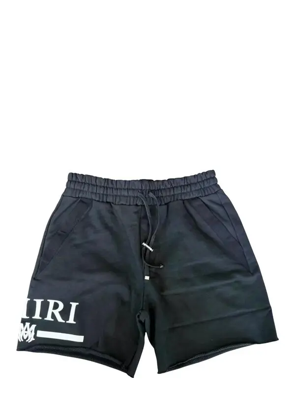 Amiri Logo-print Shorts - Black