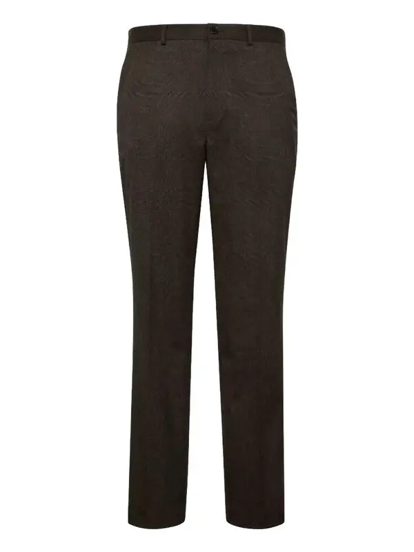 Calvin Klein Pressed-crease Tailored Trousers - Grey