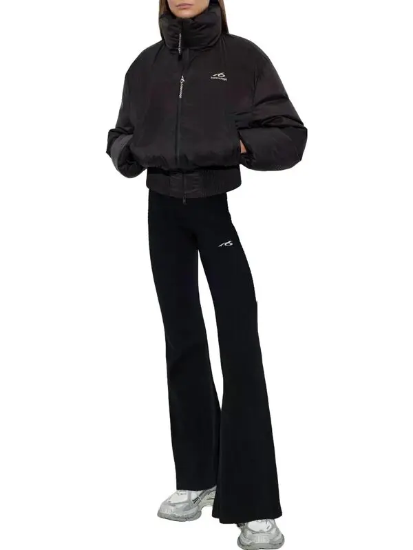 Balenciaga Bodies Cropped Puffer - Black