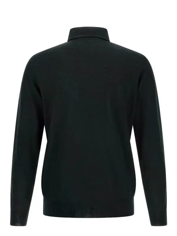 LARMERI STUDIO Long-sleeve Polo Shirt - Green
