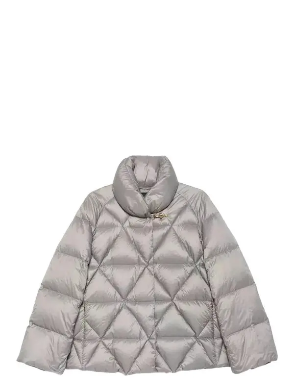 FAY Diamond-quilted Jacket - Grey