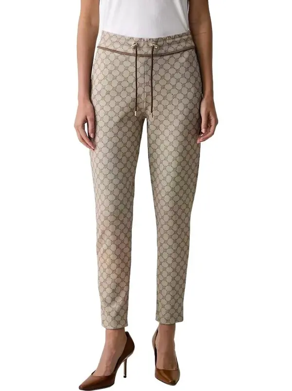 JOOP! Logo-pattern Drawstring Trousers - Neutrals