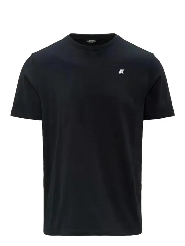 K-WAY Odom Logo-patch T-shirt - Black