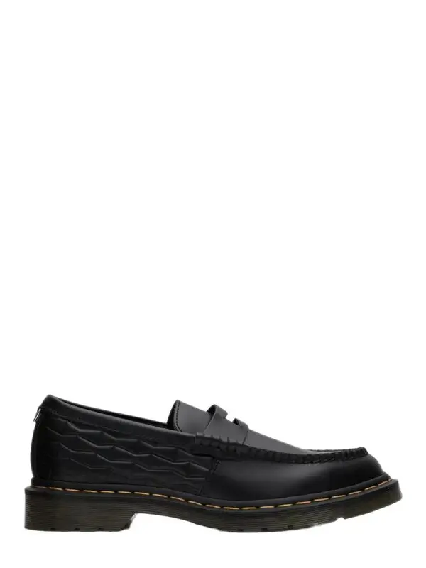 Dr. Martens X Wasted Youth Penton Smooth Leather Loafers - Black