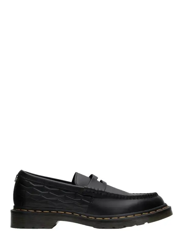 Dr. Martens X Wasted Youth Penton Smooth Leather Loafers - Black