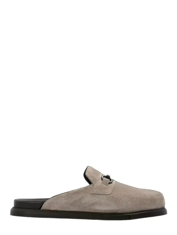 FERRAGAMO Gancini Ornament Mule - Neutrals