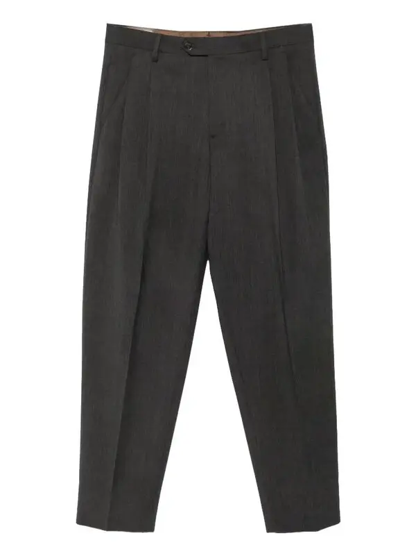 BRIGLIA 1949 Arnos Pleated Tailored Trousers - Grey