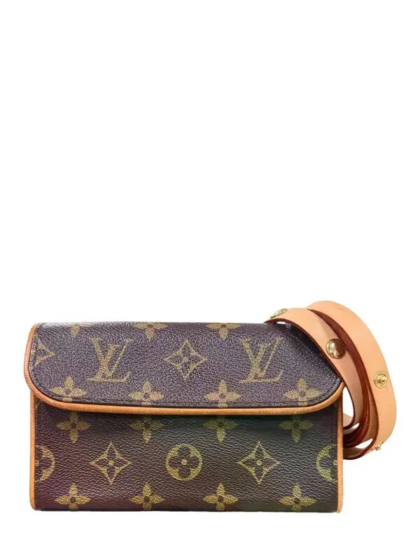 LOUIS VUITTON 2003 Monogram Pochette Florentine Belt Bag - Brown