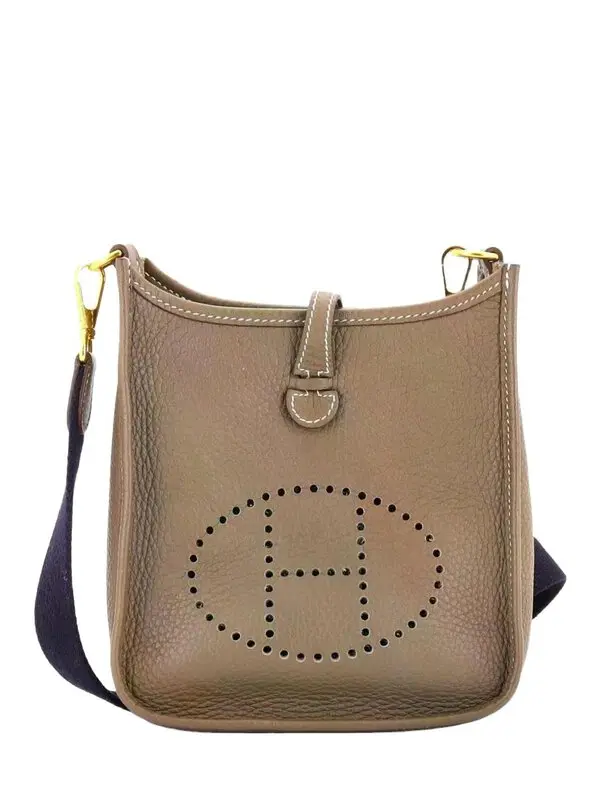 Hermès Evelyne Bag Gen Iii Clemence Tpm Crossbody Bag - Grey