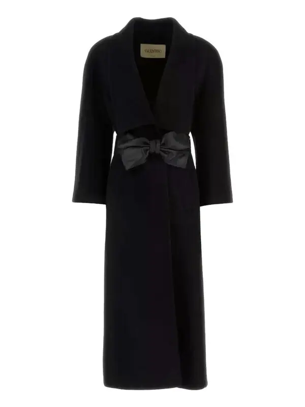 Valentino Garavani Soft Drap Coat - Black