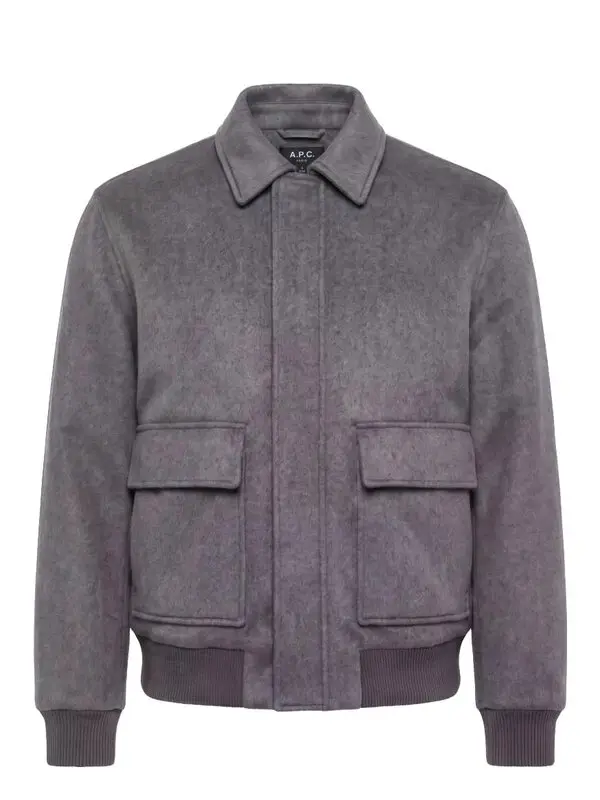 Peserico Concealed-fastening Flap-pocket Jacket - Grey