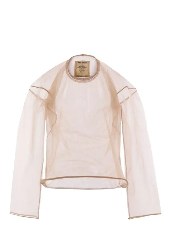 UMA WANG Cashmere Turtle-neck Sweater - Beige