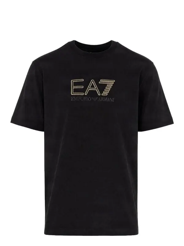 EA7 Logo T-shirt - Black