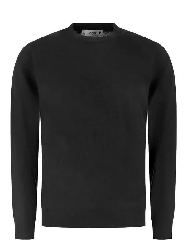 CUSTOMER LOVERS Virgin Wool Sweater - Black