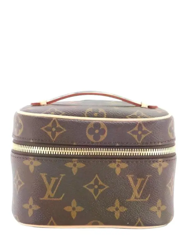 LOUIS VUITTON Nice Vanity Case Monogram Canvas Nano Pouch - Brown