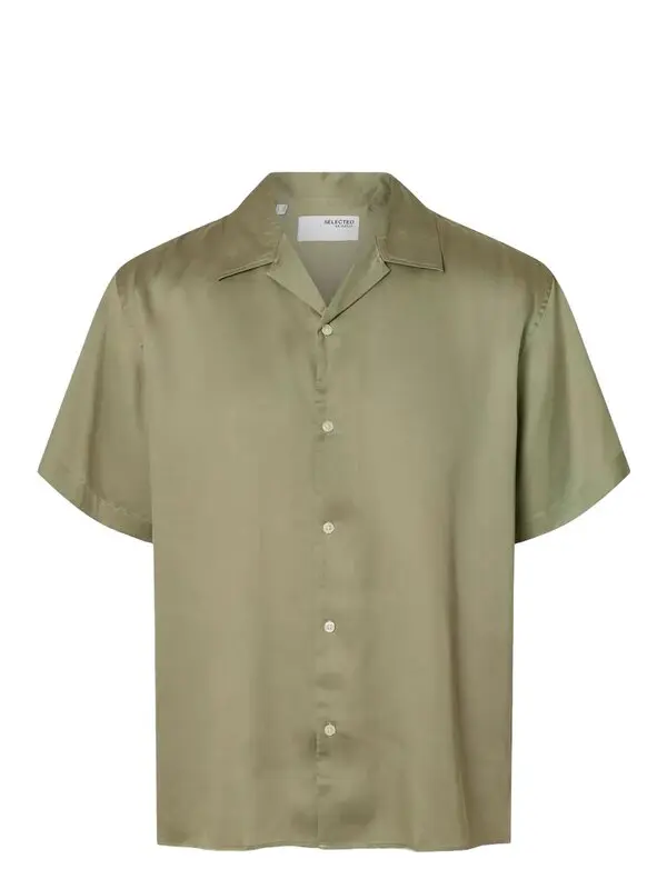 SELECTED Short-sleeve Shirt - Green