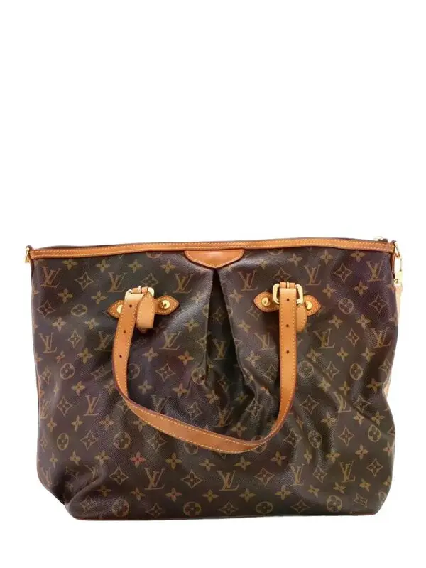 LOUIS VUITTON Palermo Handbag Monogram Canvas Gm Tote Bag - Brown