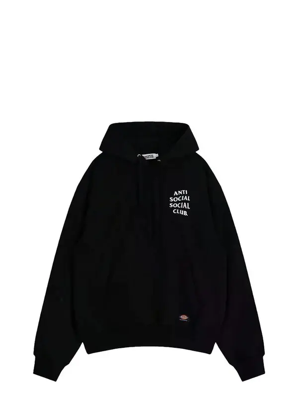 ANTI SOCIAL SOCIAL CLUB Dickies Logo-print Hoodie - Black