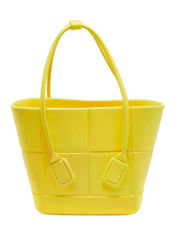 Bottega Veneta Arco Intrecciato Tote Bag - Yellow